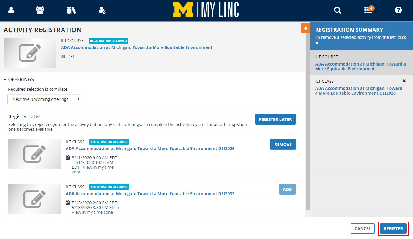 Overview of Changes - My LINC 19.3